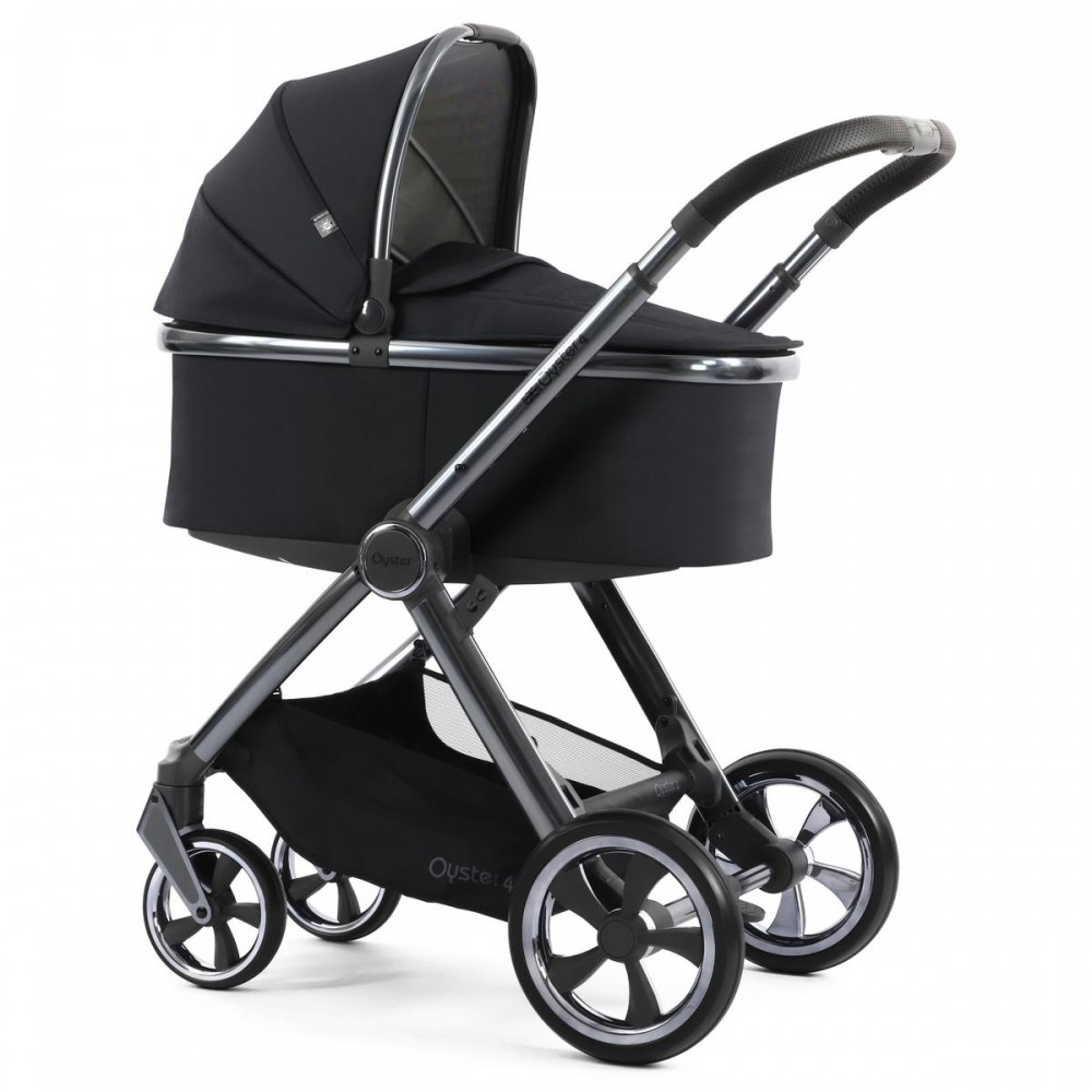 Babystyle Oyster 4 Twin Pebble 360 Pro Travel System Bundle, Carbonite