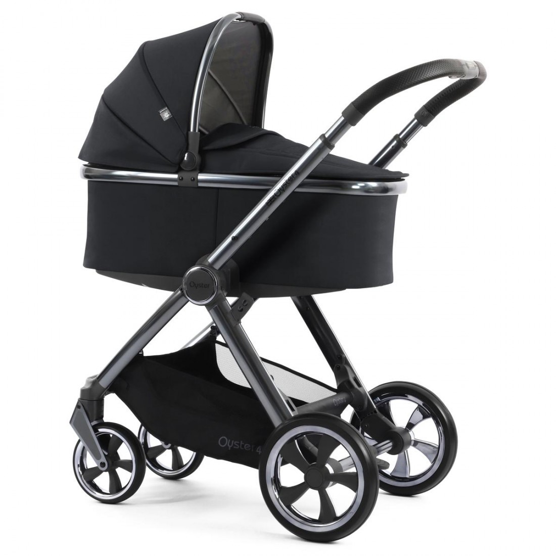 Babystyle Oyster 4 Twin Pebble 360 Pro Travel System Bundle, Carbonite