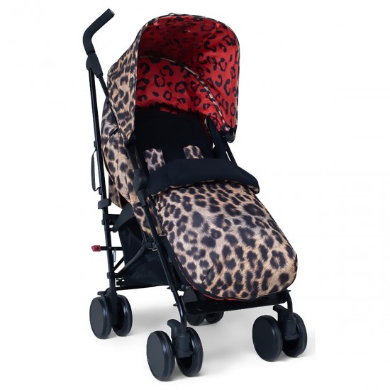 leopard print stroller